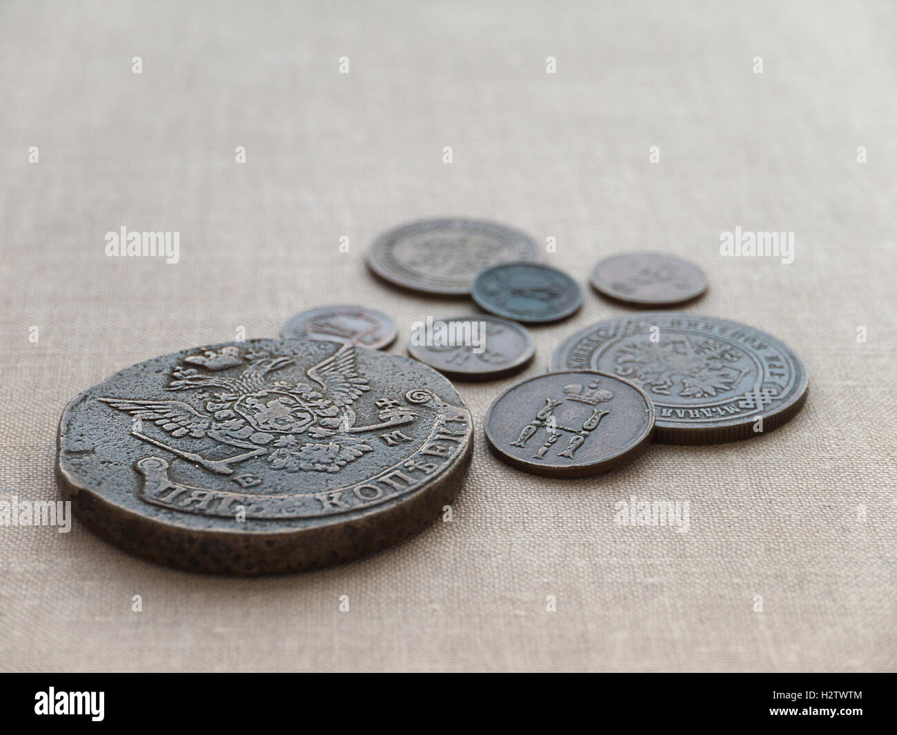 Old coins hi-res stock photography and images - Alamy