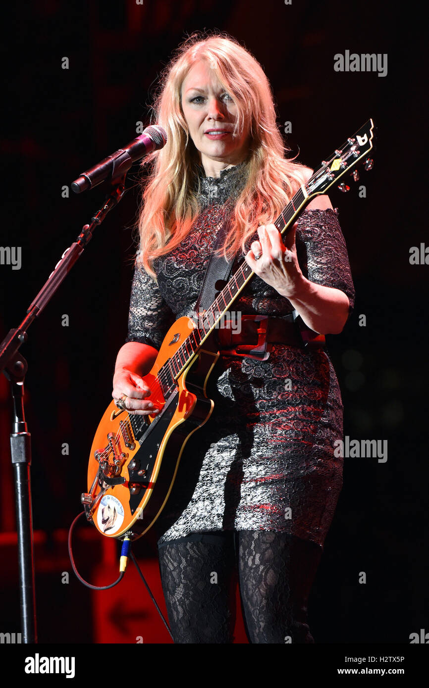 Heart performing live in concert at FirstMerit Bank Pavilion in Chicago ...
