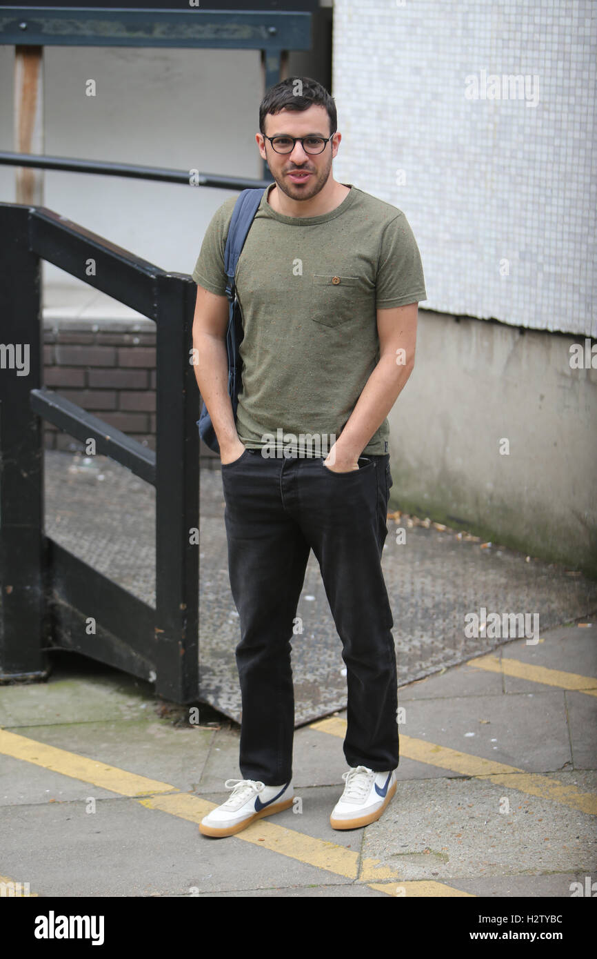 Simon Bird outside ITV Studios Featuring: Simon Bird Where: London ...