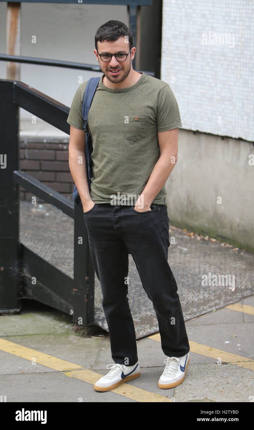 Simon Bird outside ITV Studios Featuring: Simon Bird Where: London ...