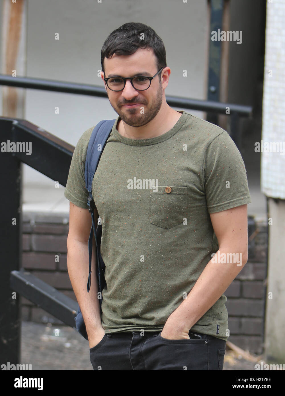 Simon Bird outside ITV Studios Featuring: Simon Bird Where: London ...