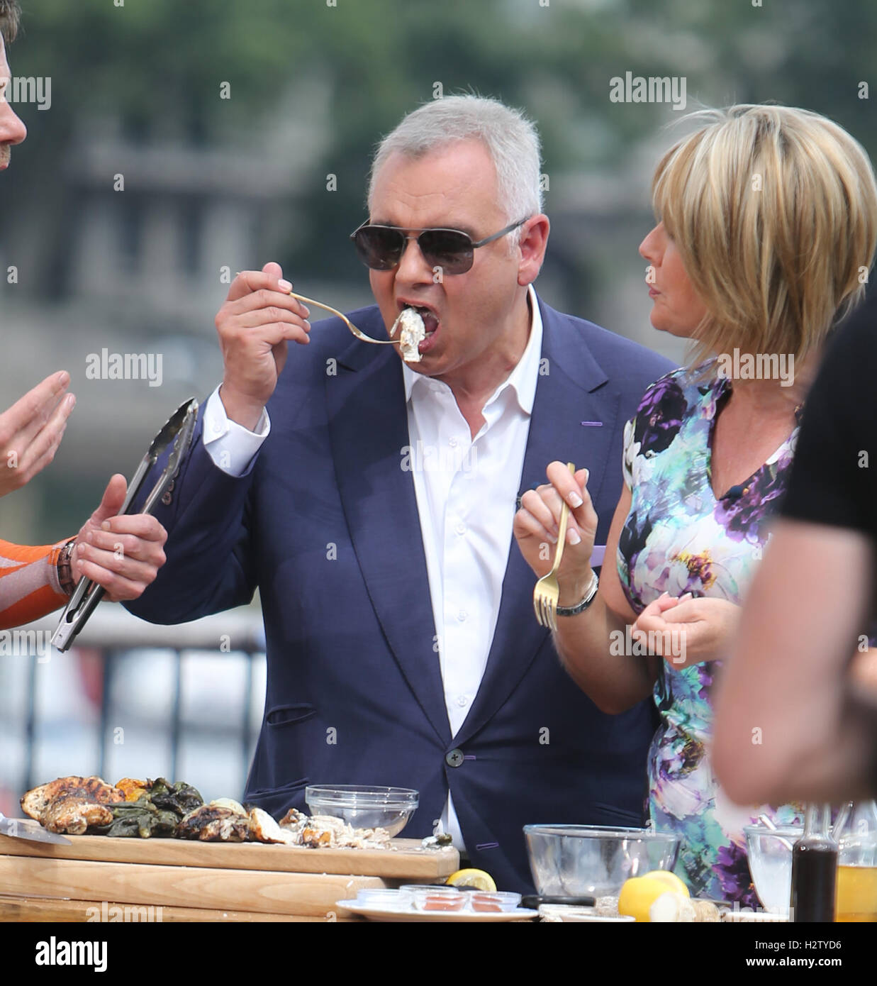 Ruth Langsford and Eamonn Holmes filming outside ITV Studios Featuring ...