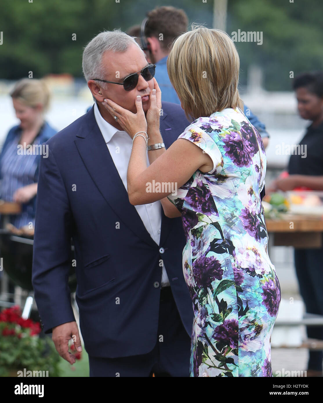 Ruth Langsford and Eamonn Holmes filming outside ITV Studios Featuring ...