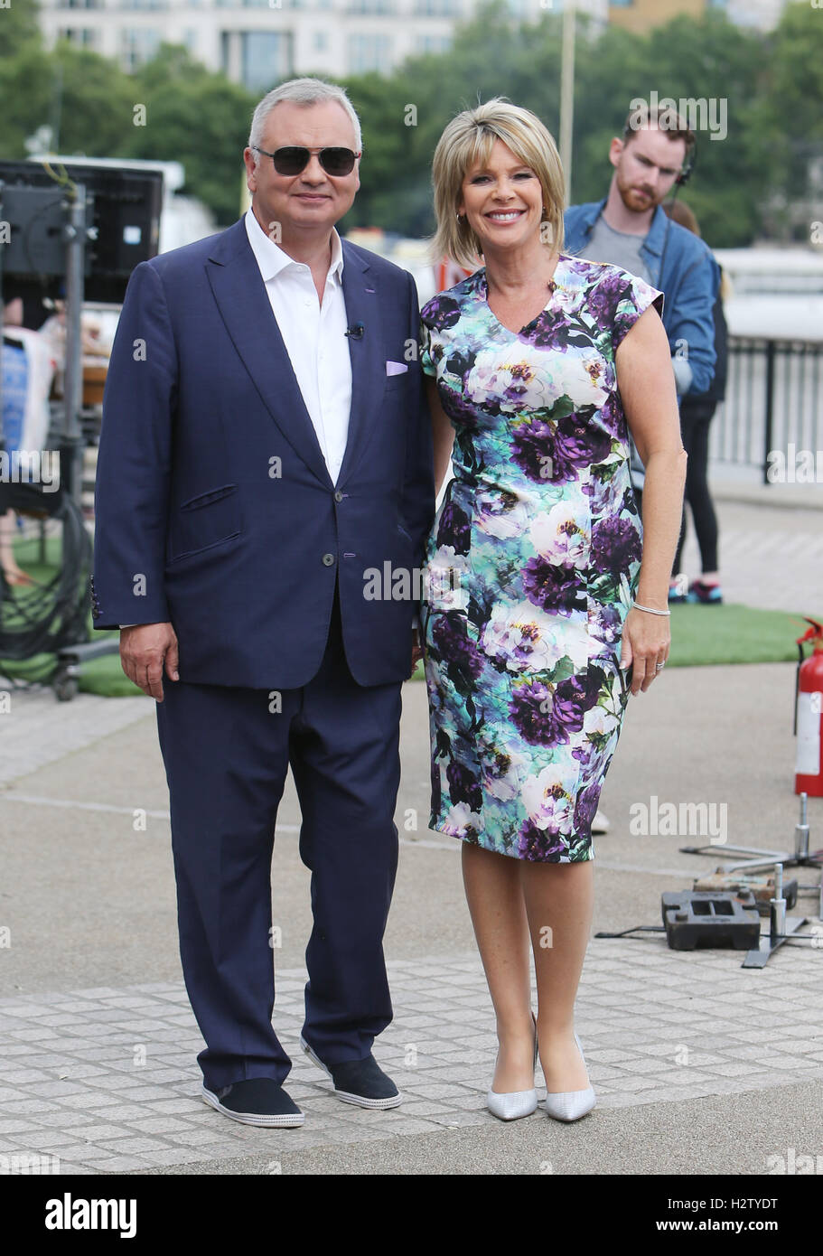 Ruth Langsford and Eamonn Holmes filming outside ITV Studios Featuring ...