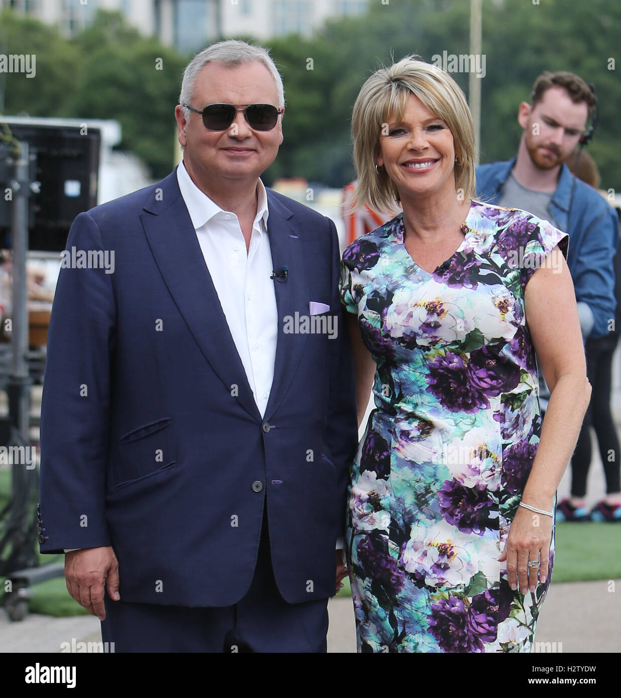 Ruth Langsford and Eamonn Holmes filming outside ITV Studios Featuring ...