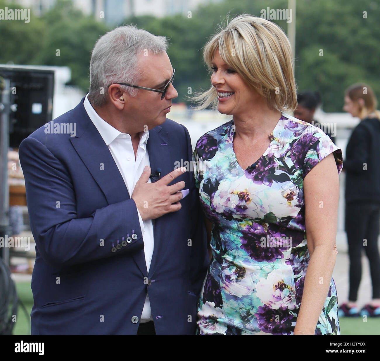 Ruth Langsford and Eamonn Holmes filming outside ITV Studios Featuring ...