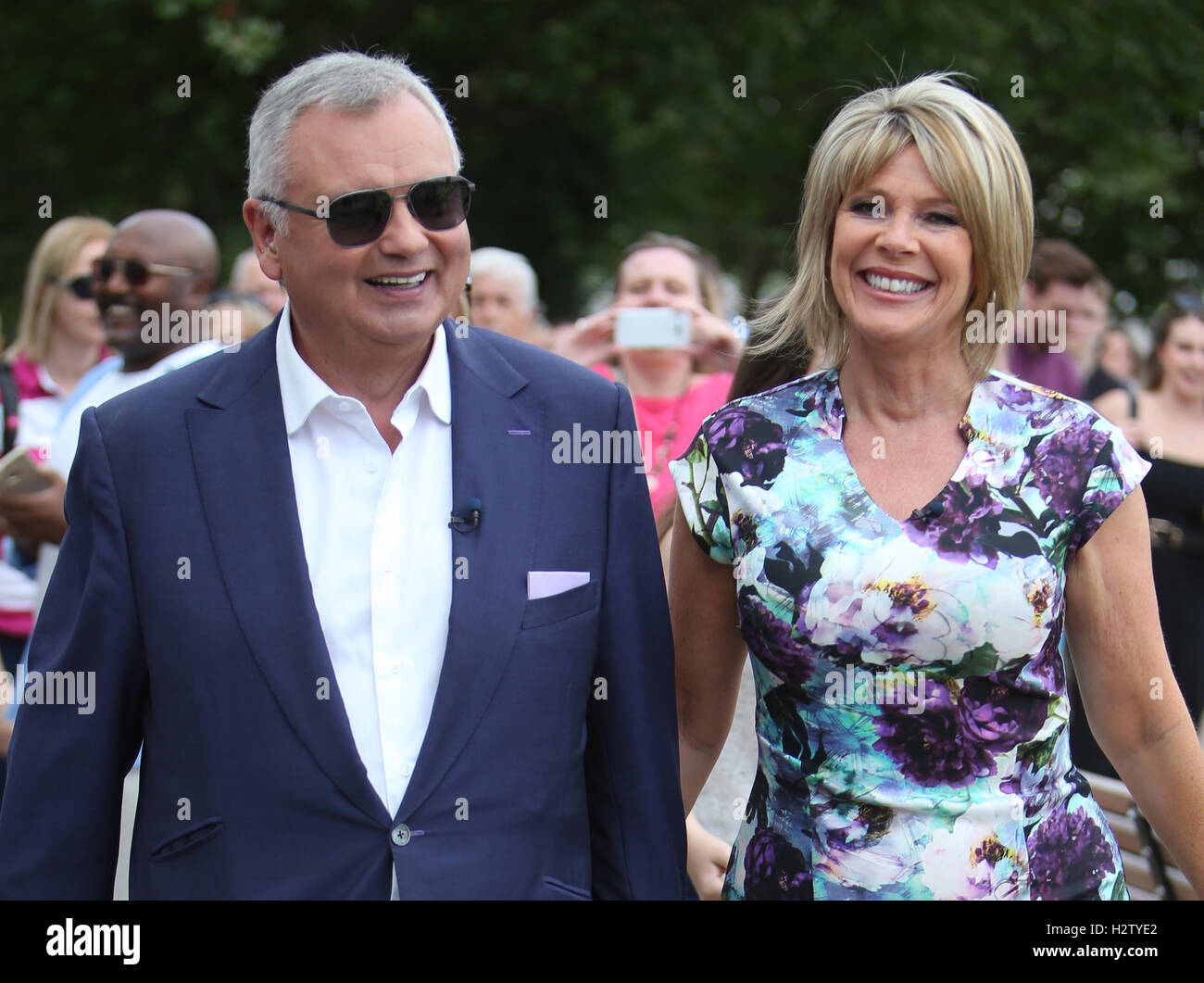 Ruth Langsford and Eamonn Holmes filming outside ITV Studios Featuring ...