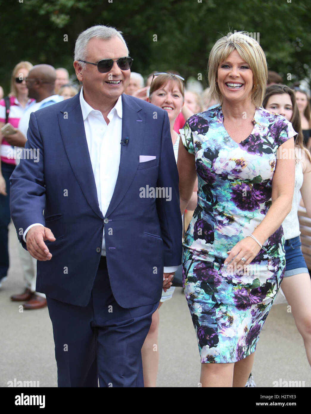 Ruth Langsford and Eamonn Holmes filming outside ITV Studios Featuring ...