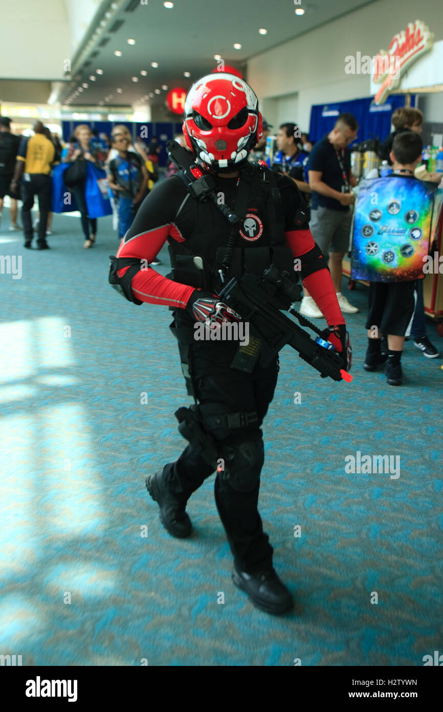 Guests attend the International Comic Con dressed up as their favorite ...