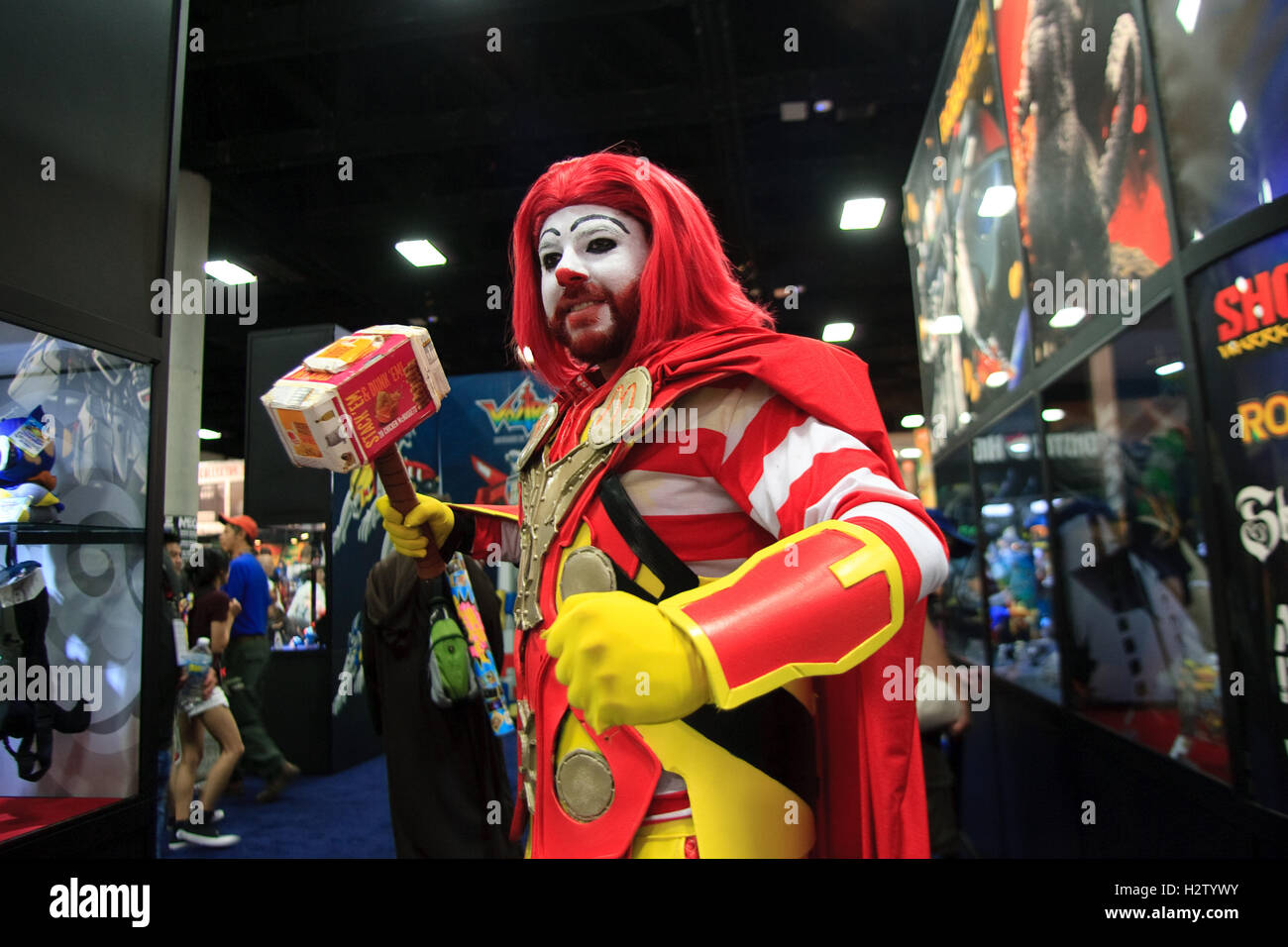 Guests attend the International Comic Con dressed up as their favorite ...