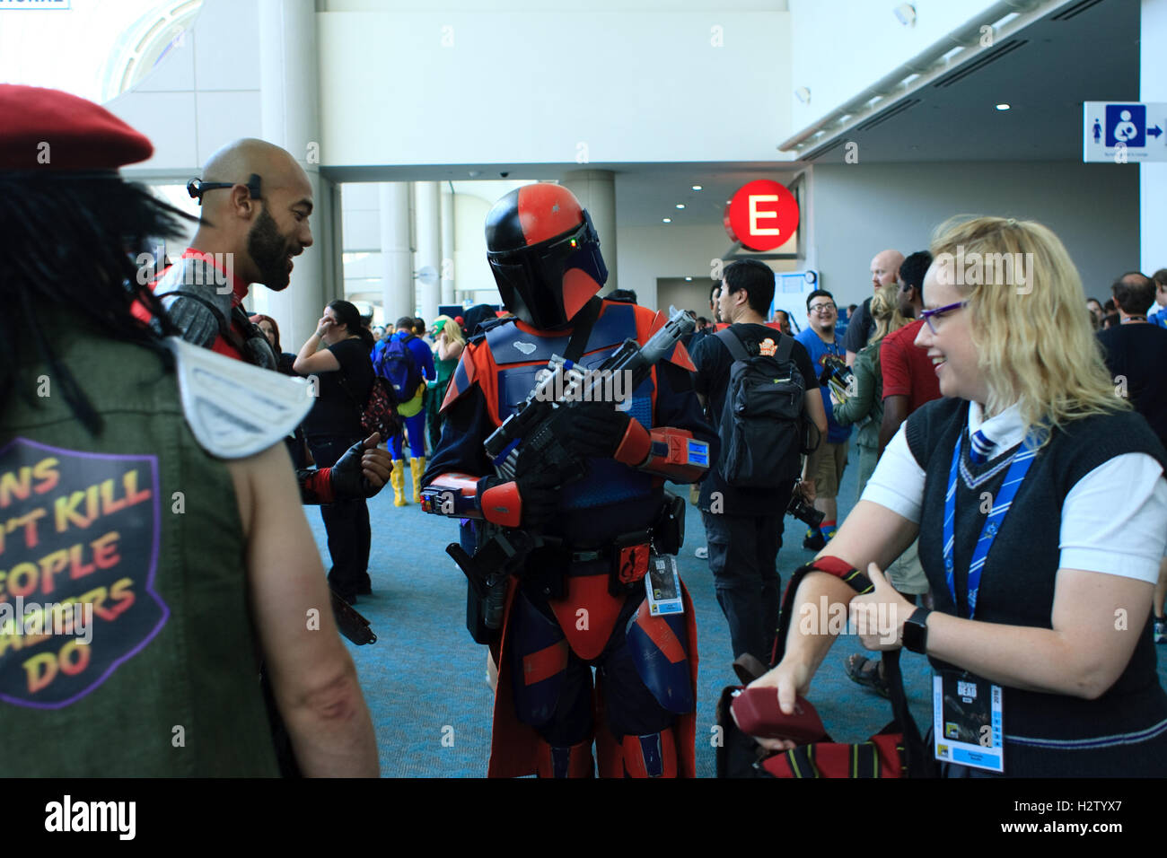 Guests attend the International Comic Con dressed up as their favorite ...