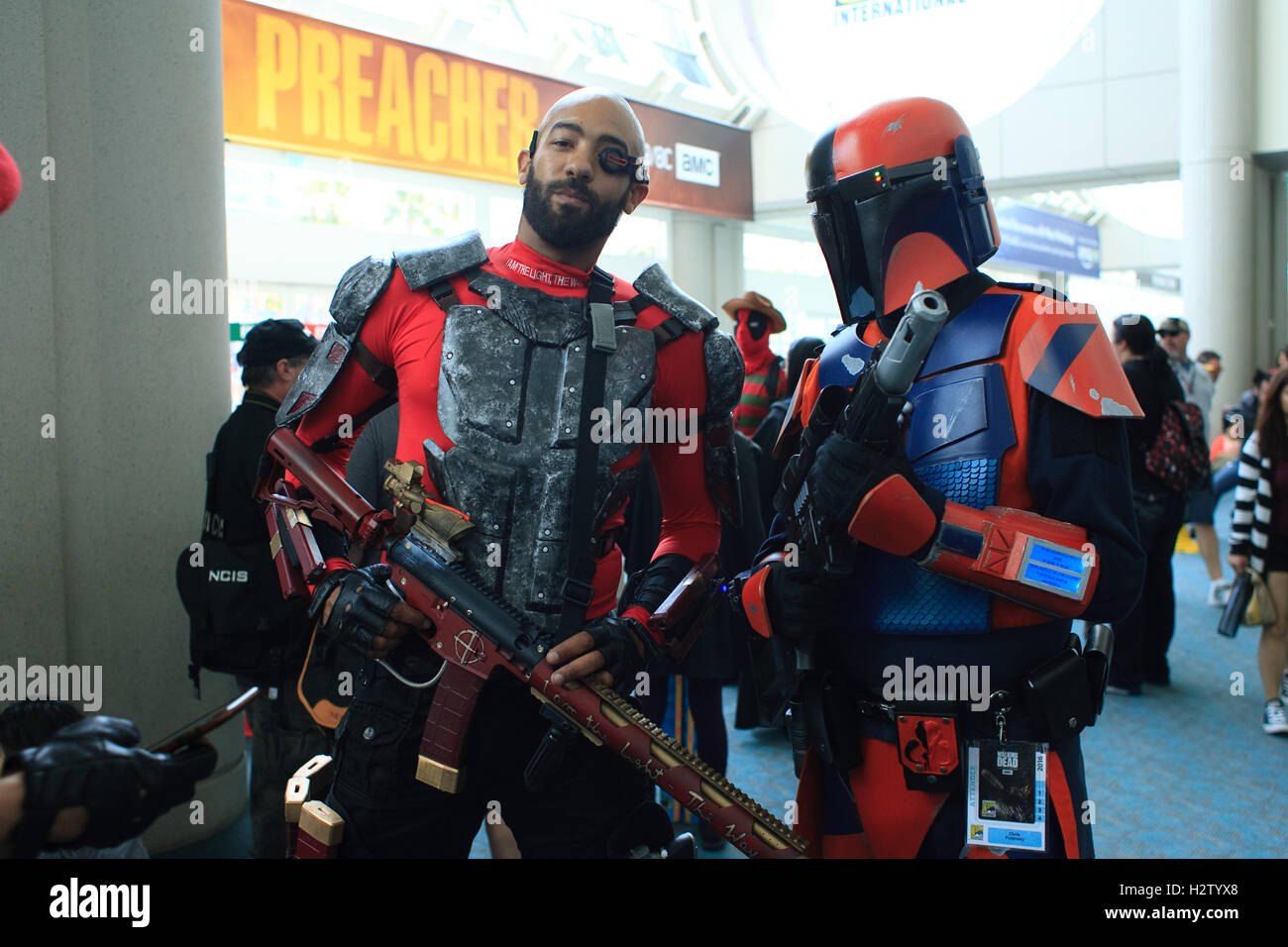 Guests attend the International Comic Con dressed up as their favorite ...