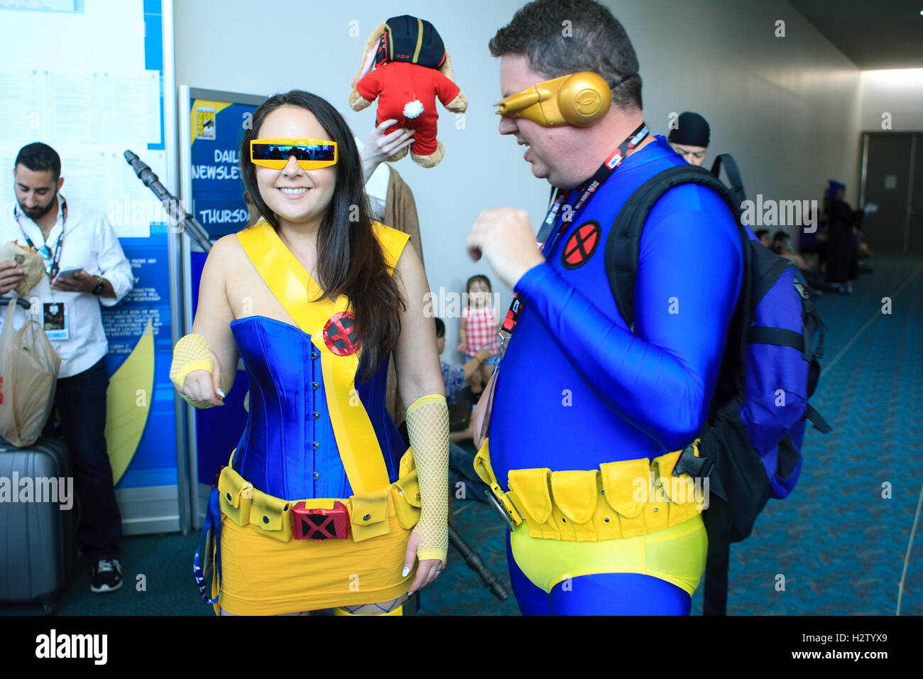 Guests attend the International Comic Con dressed up as their favorite ...