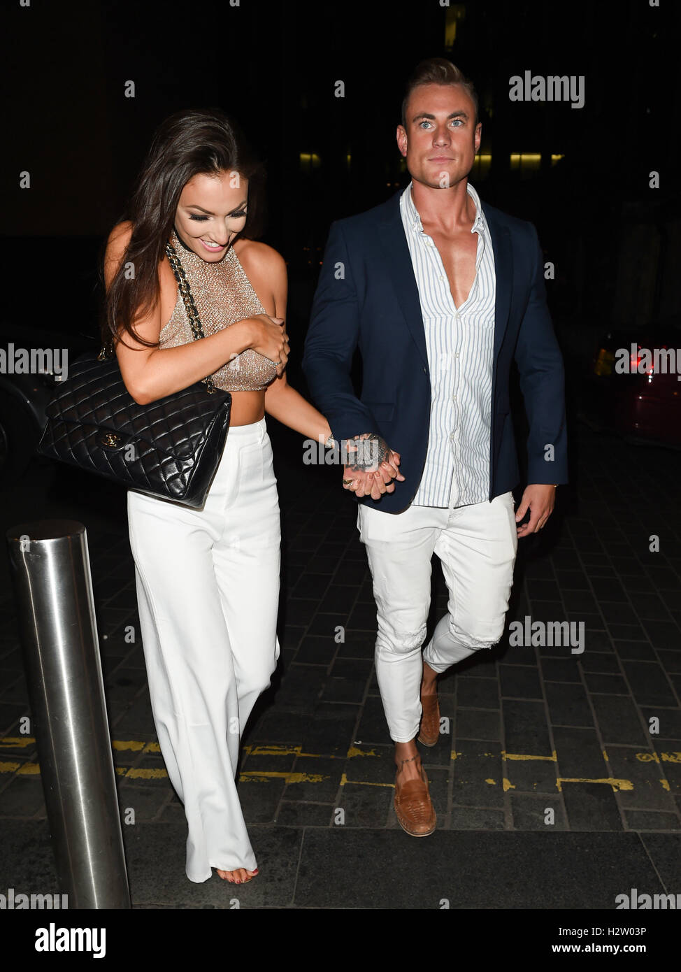 Love Island couple Tom Powell and Sophie Gradon at Neighbourhood in ...
