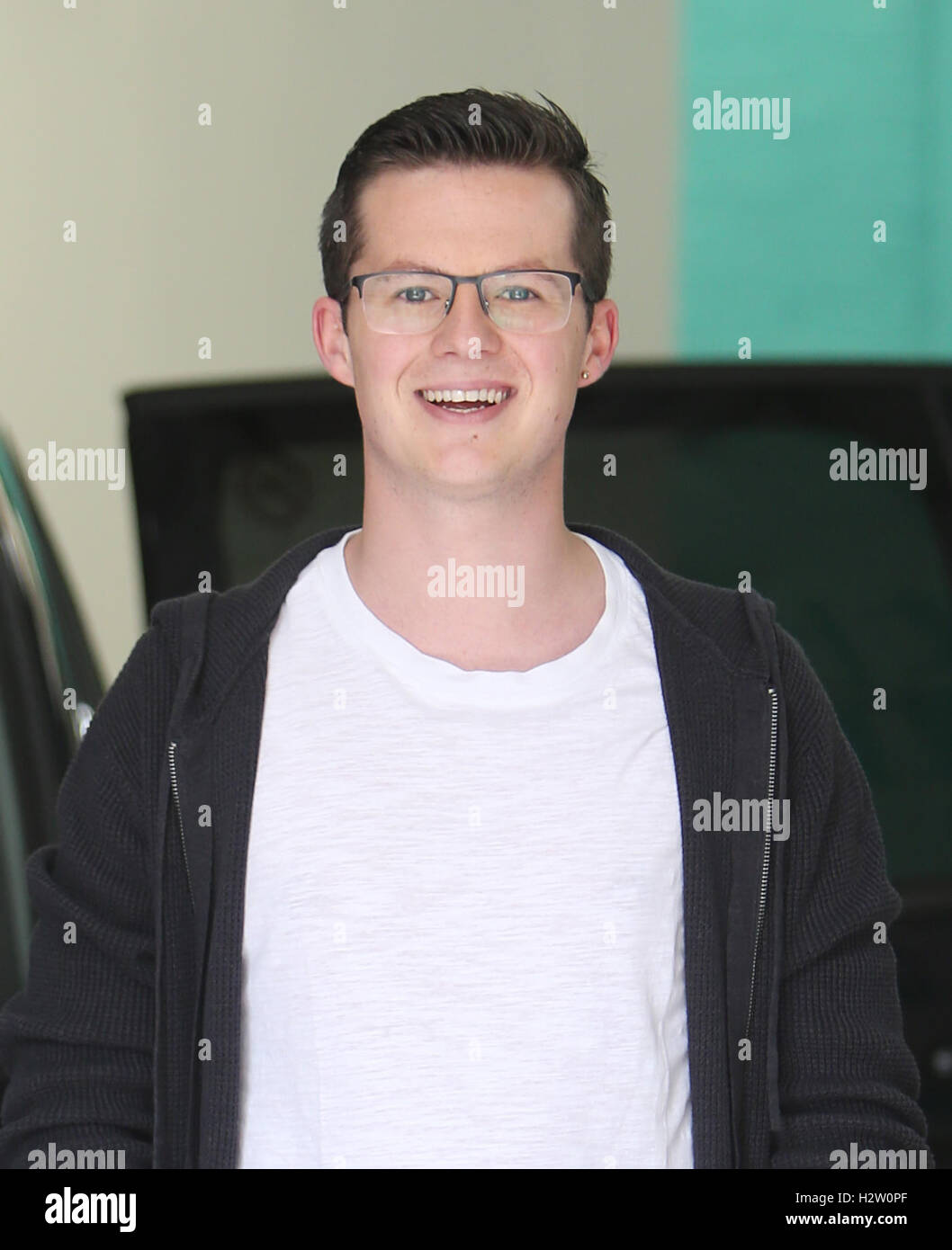 Harry Ried outside ITV Studios Featuring: Harry Ried Where: London ...