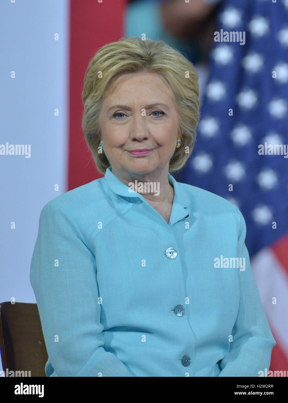 Democratic presidential candidate Hillary Clinton and recently declared ...