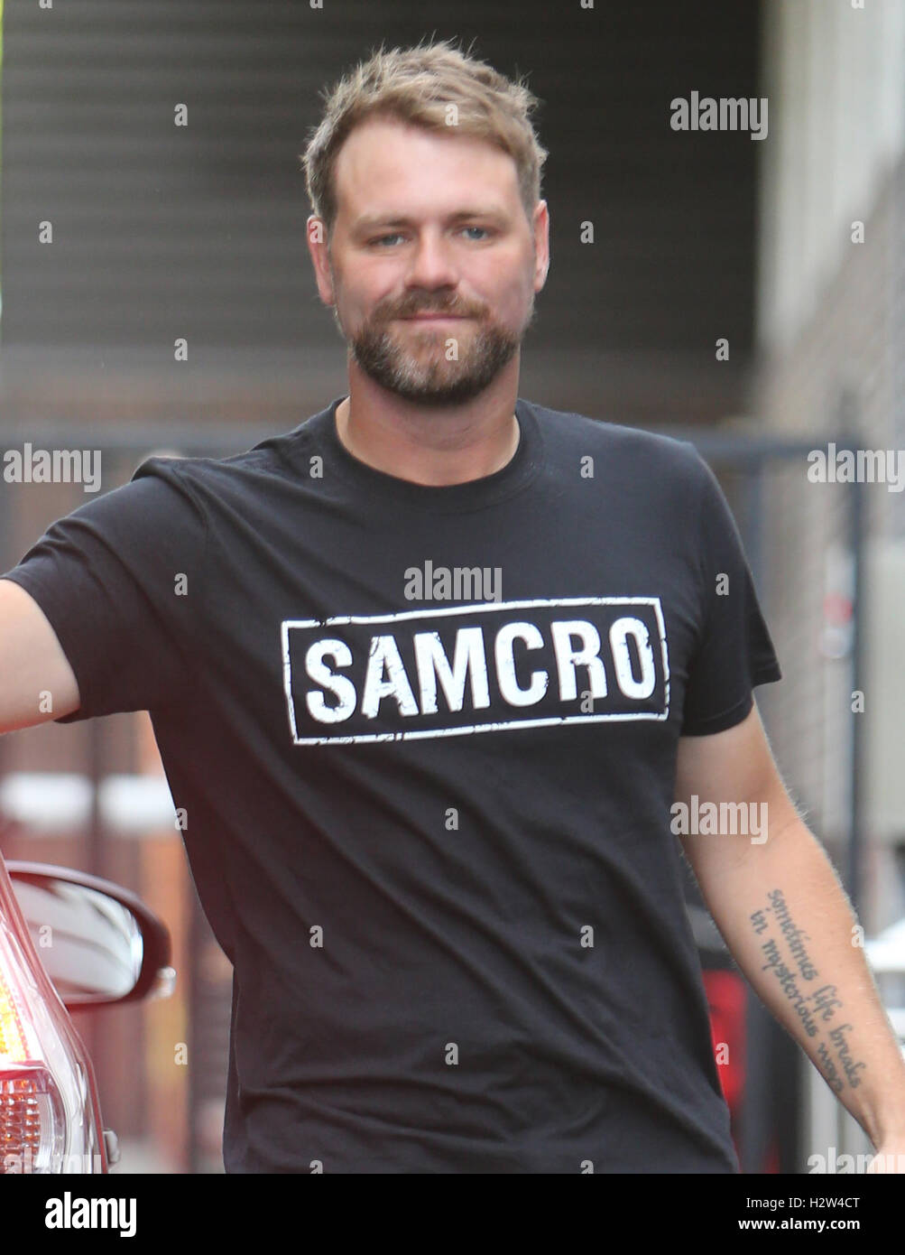 Brian McFadden outside ITV Studios Featuring: Brian McFadden Where ...