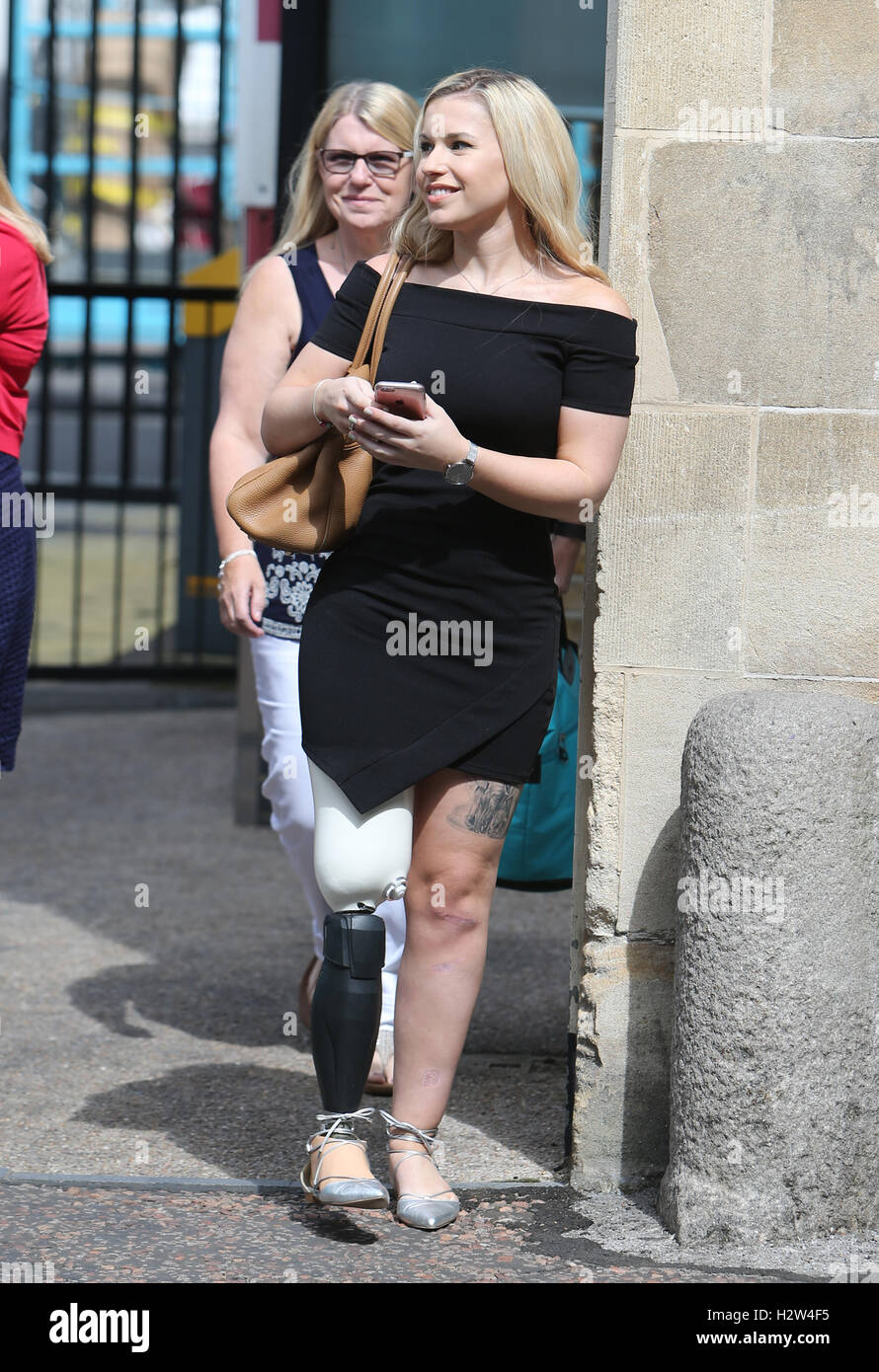Vicky Balch outside ITV Studios Featuring: Vicky Balch Where: London ...