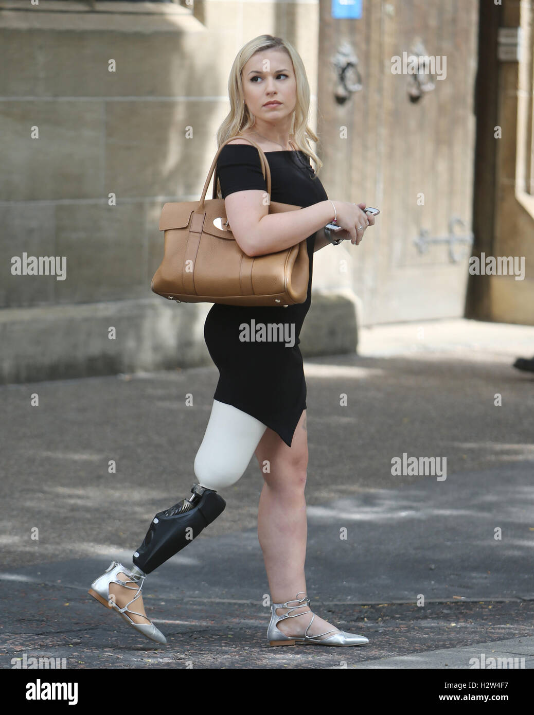 Vicky Balch outside ITV Studios Featuring: Vicky Balch Where: London ...