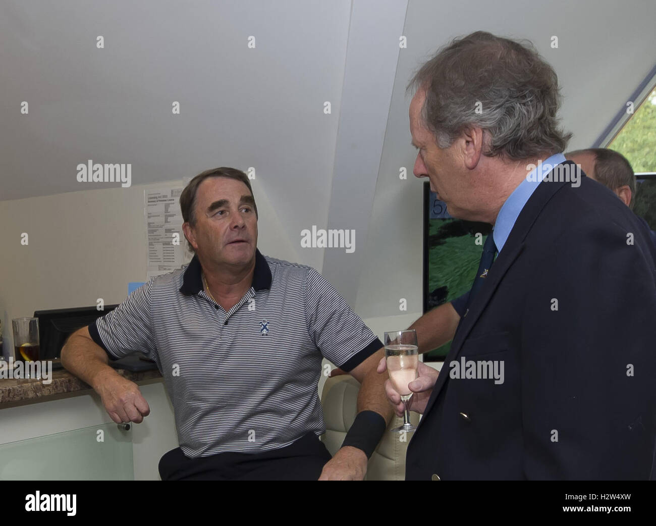 Celebrities and sports stars attend the 83rd Farmfoods British Par 3 ...