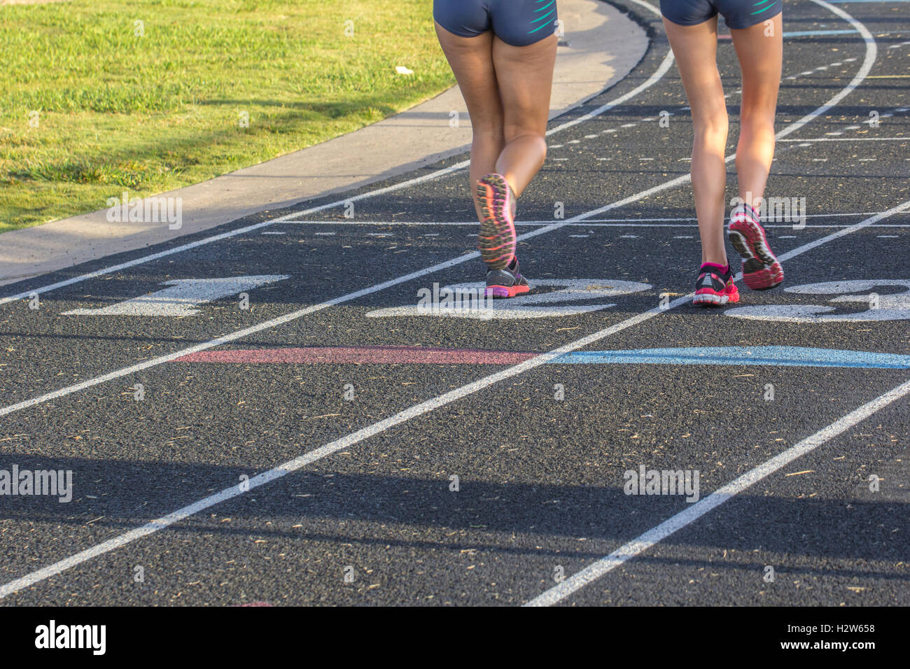 Running Track Finish Line Stock Photos & Running Track Finish Line ...