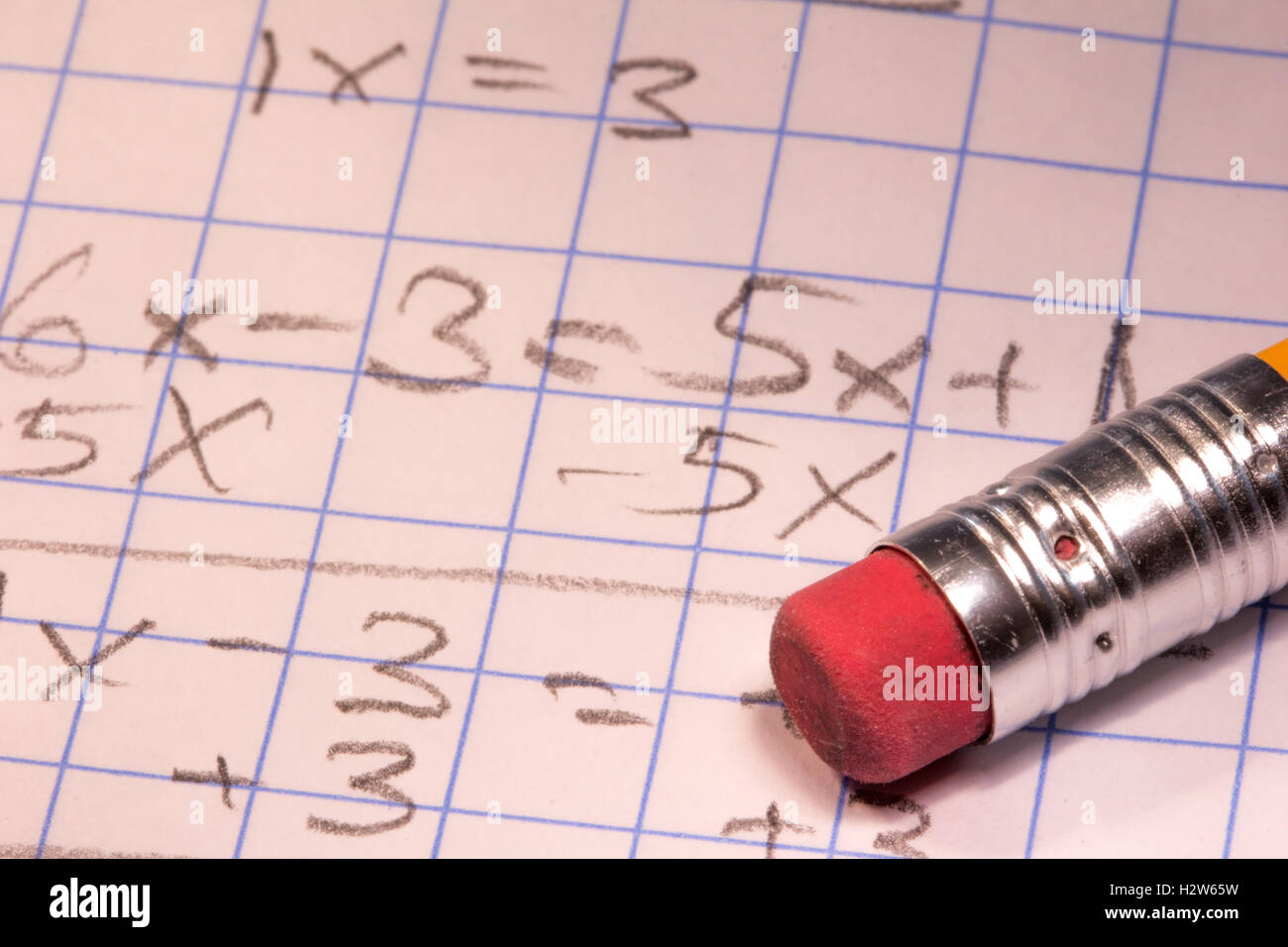 Math worksheet High Resolution Stock Photography and Images - Alamy