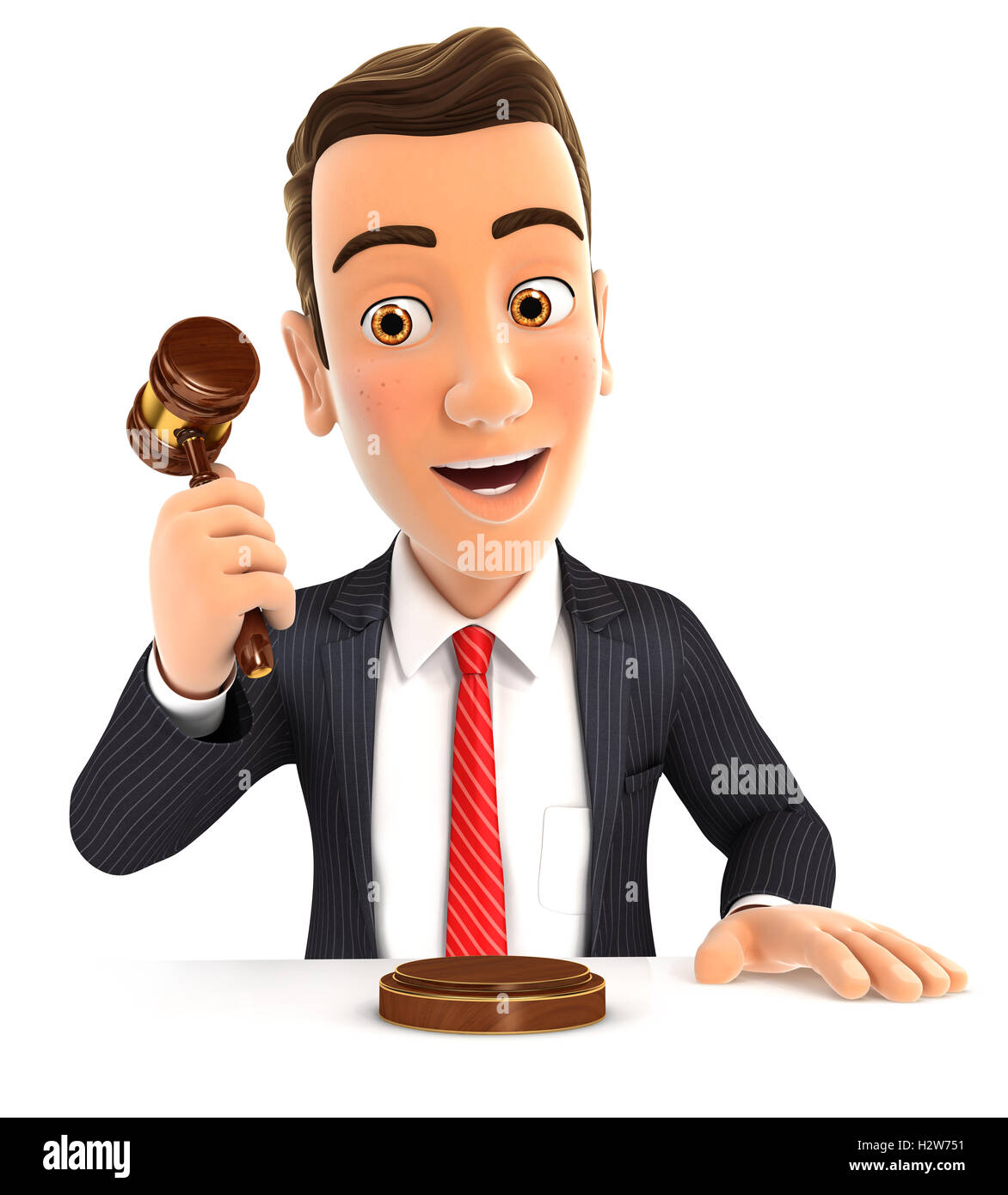 Cartoon gavel Cut Out Stock Images & Pictures - Alamy