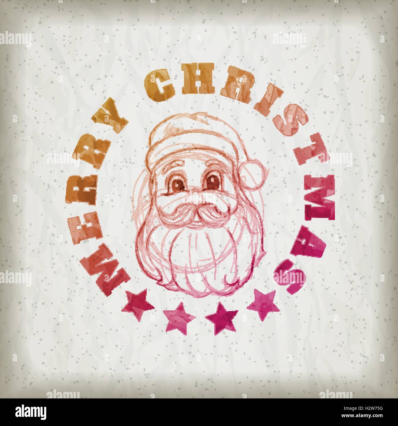 Wrinkled paper portrait Stock Vector Images - Alamy