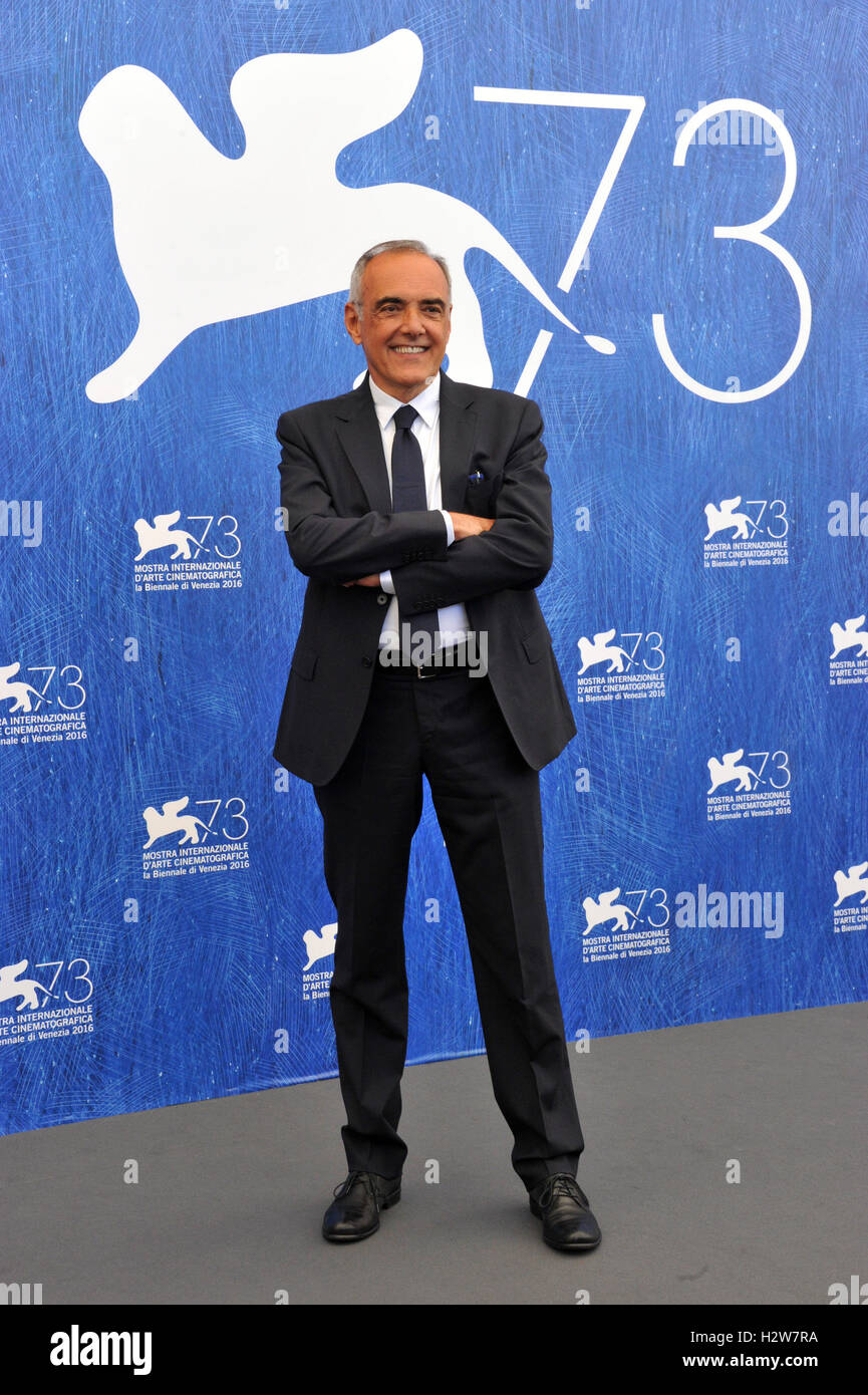 73rd Venice Film Festival - Jury - Photocall Featuring: Alberto Barbera ...