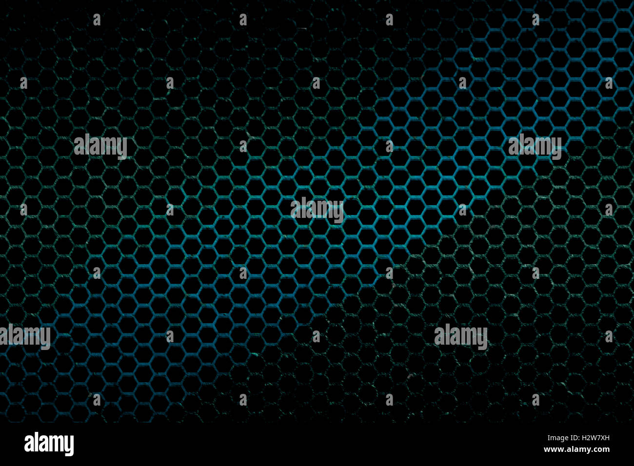 black, blue and green metallic mesh fray background texture Stock Photo ...