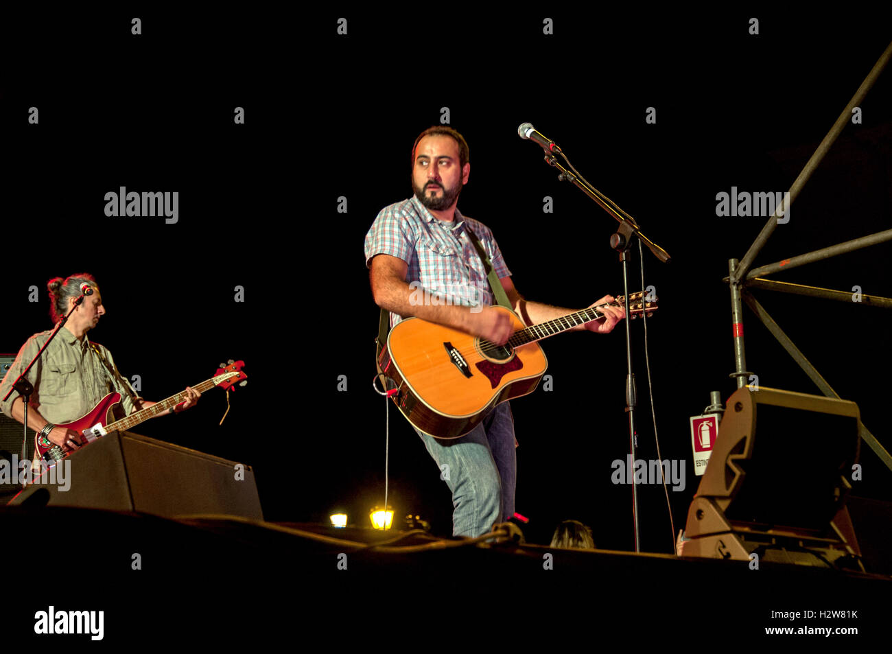 Rome, Italy. 29th Sep, 2016. The Italian band Modena City Ramblers on ...
