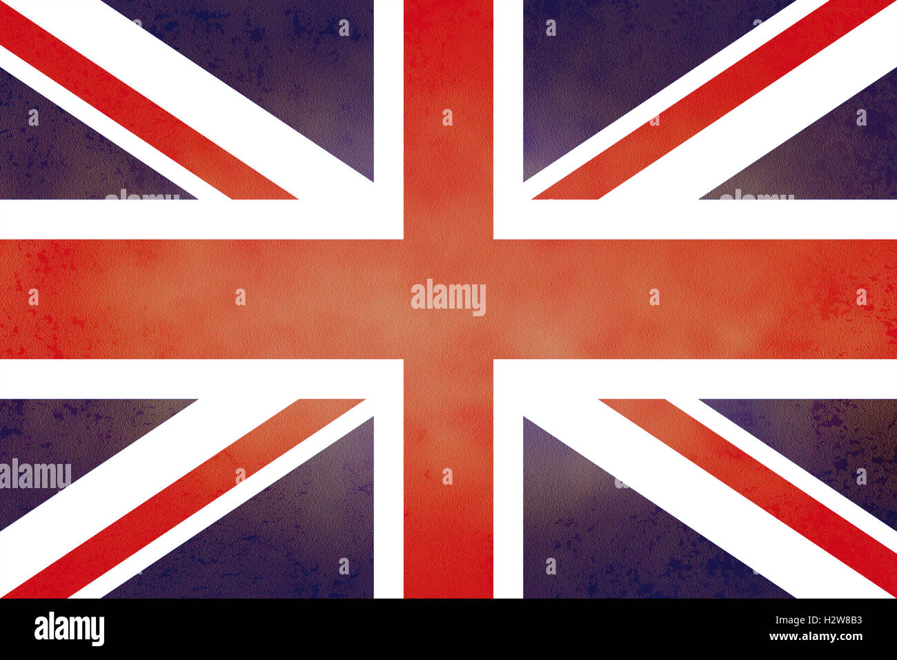 united kingdom flag on old paper texture Stock Photo - Alamy