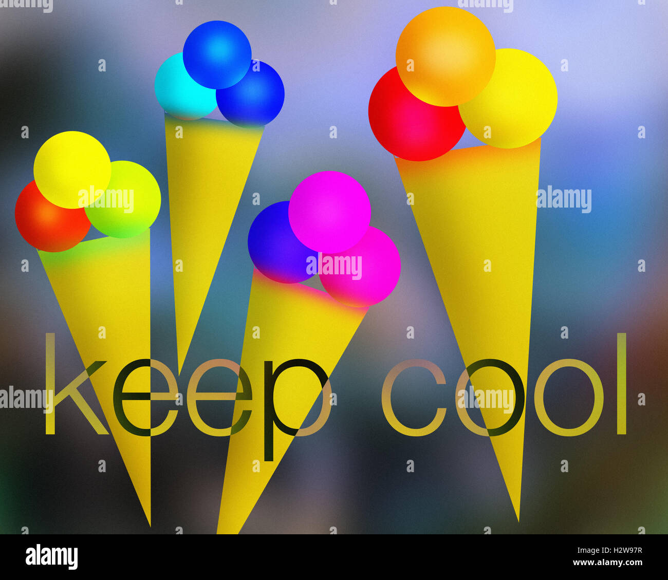 DIGITAL ART: Keep Cool Stock Photo - Alamy
