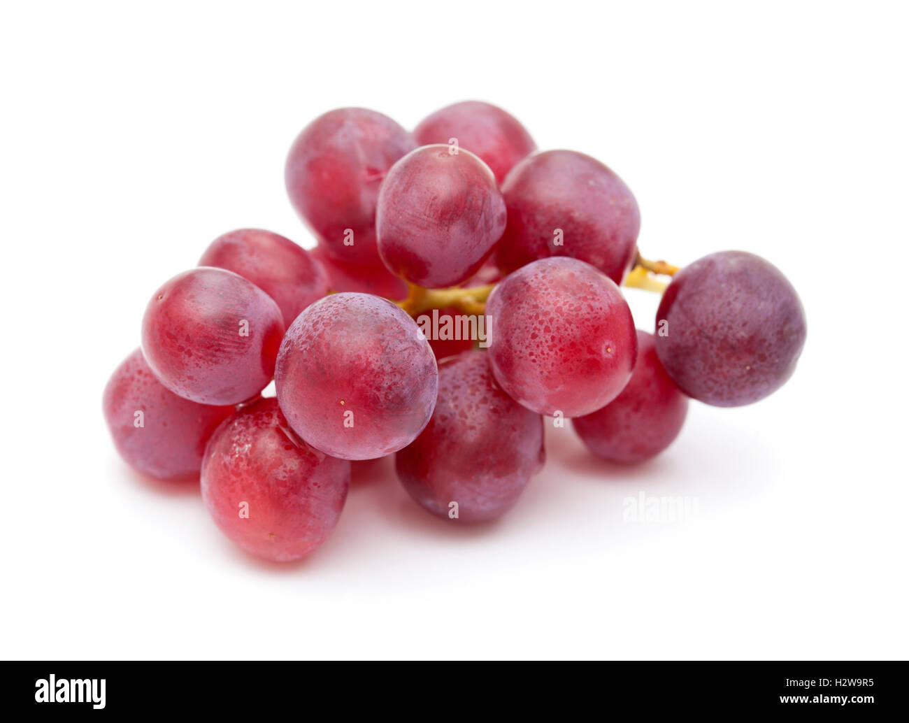 clusters or purple grapes isolated on white background Stock Photo - Alamy