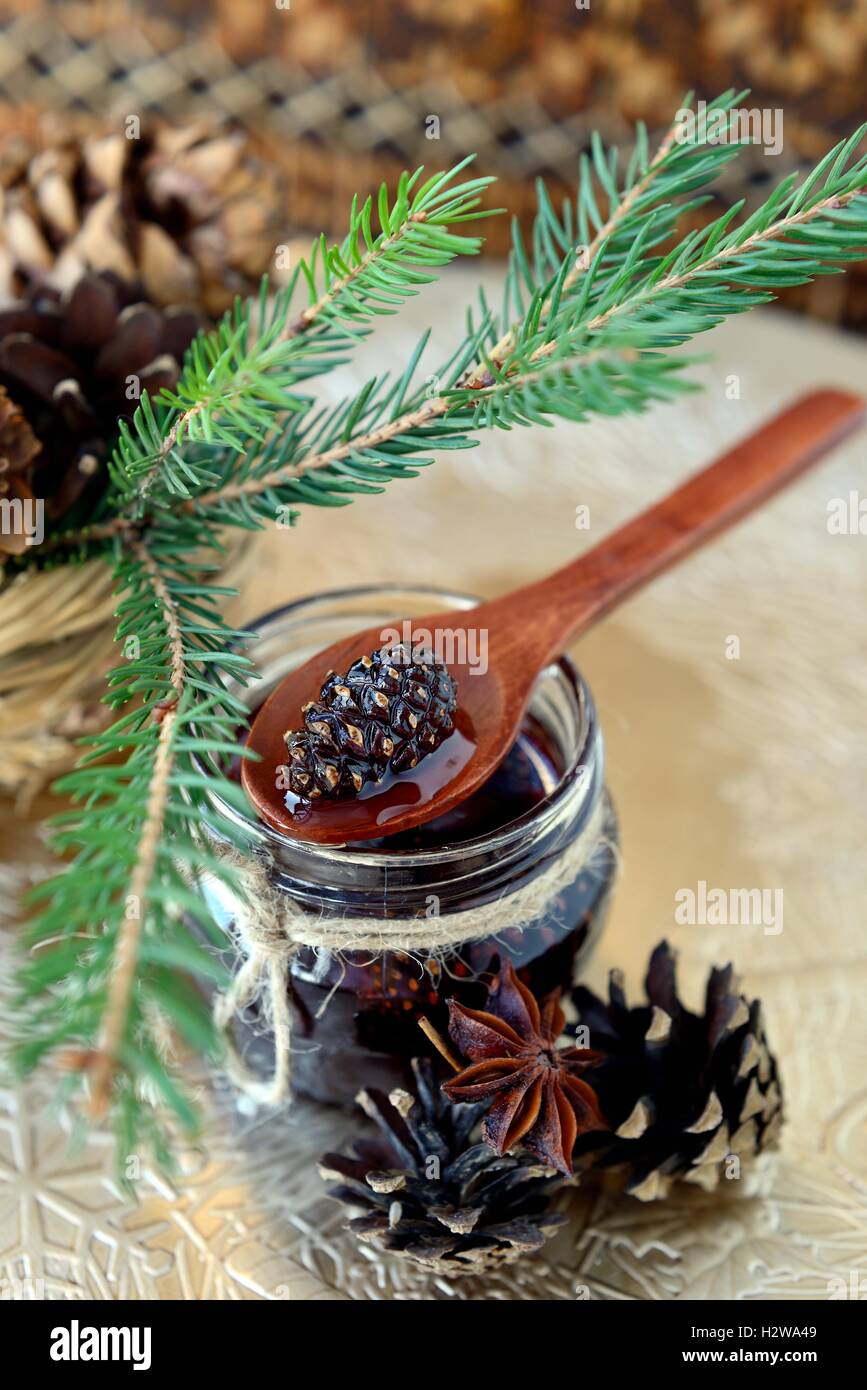 Jam pine cones Stock Photo - Alamy