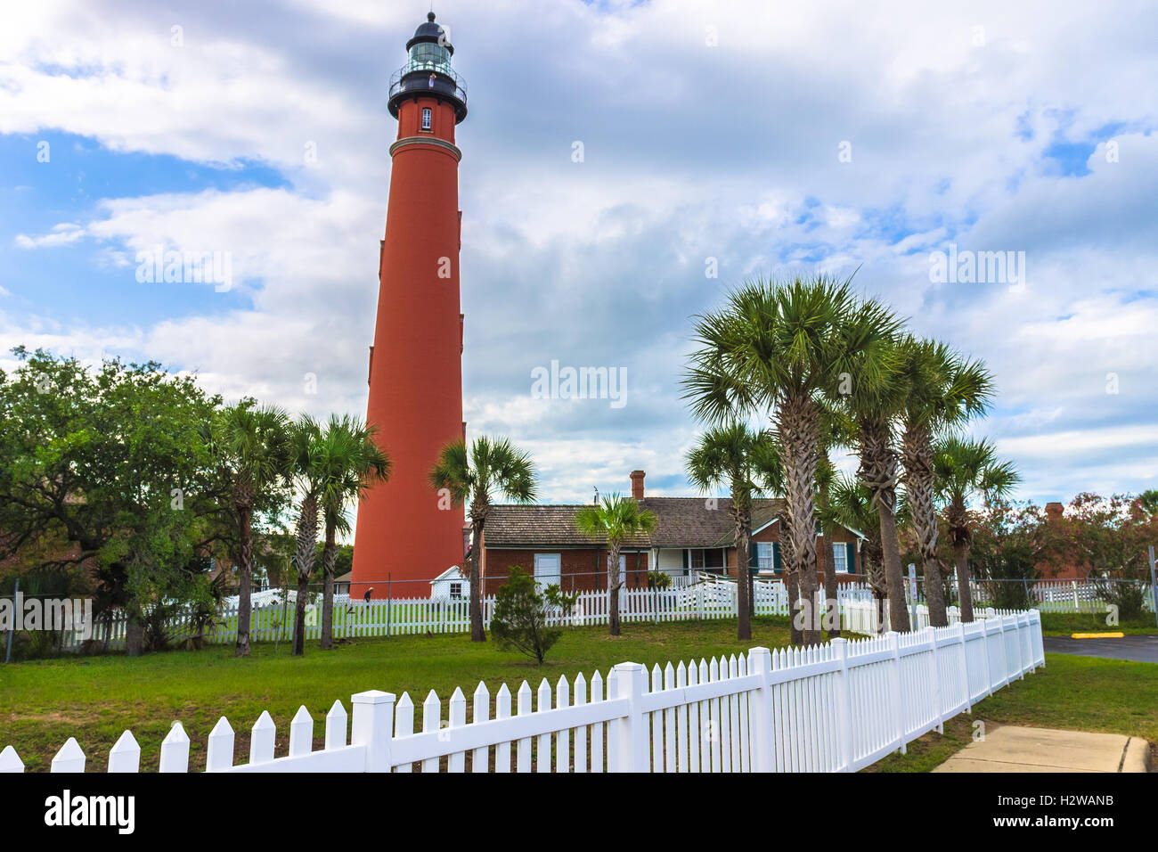 Ponce De Leon Inlet Lighthouse Daytona Beach Stock Photo - Alamy