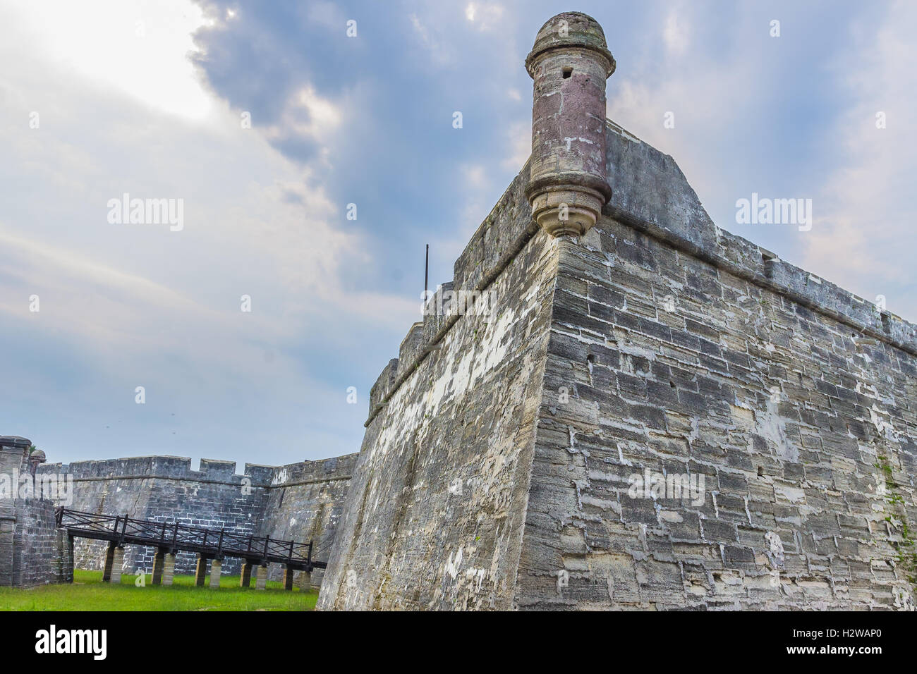 Historic Fort St Augustine Florida High Resolution Stock Photography ...