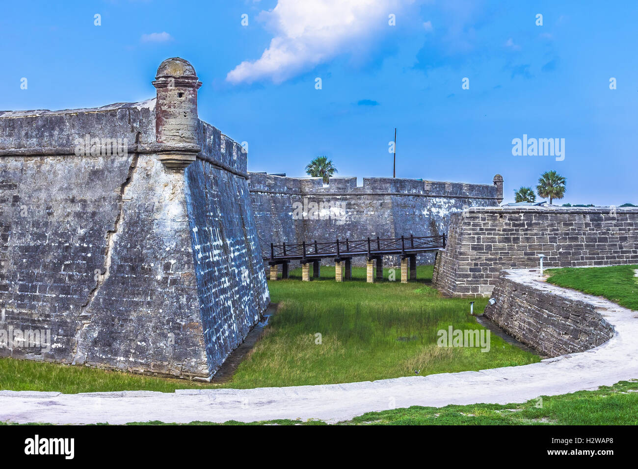 Castillo de San Marcos Fort Stock Photo - Alamy