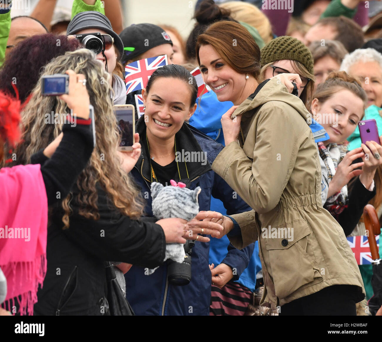 The Duchess of Cambridge on a walkabout in Victoria Inner Harbour in ...