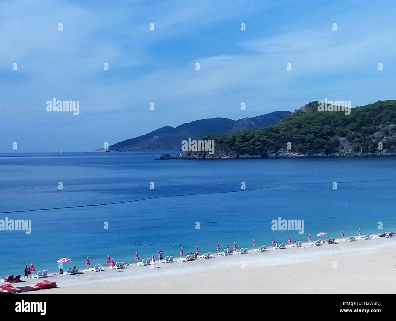 Magic beach in Turkey Stock Photo - Alamy