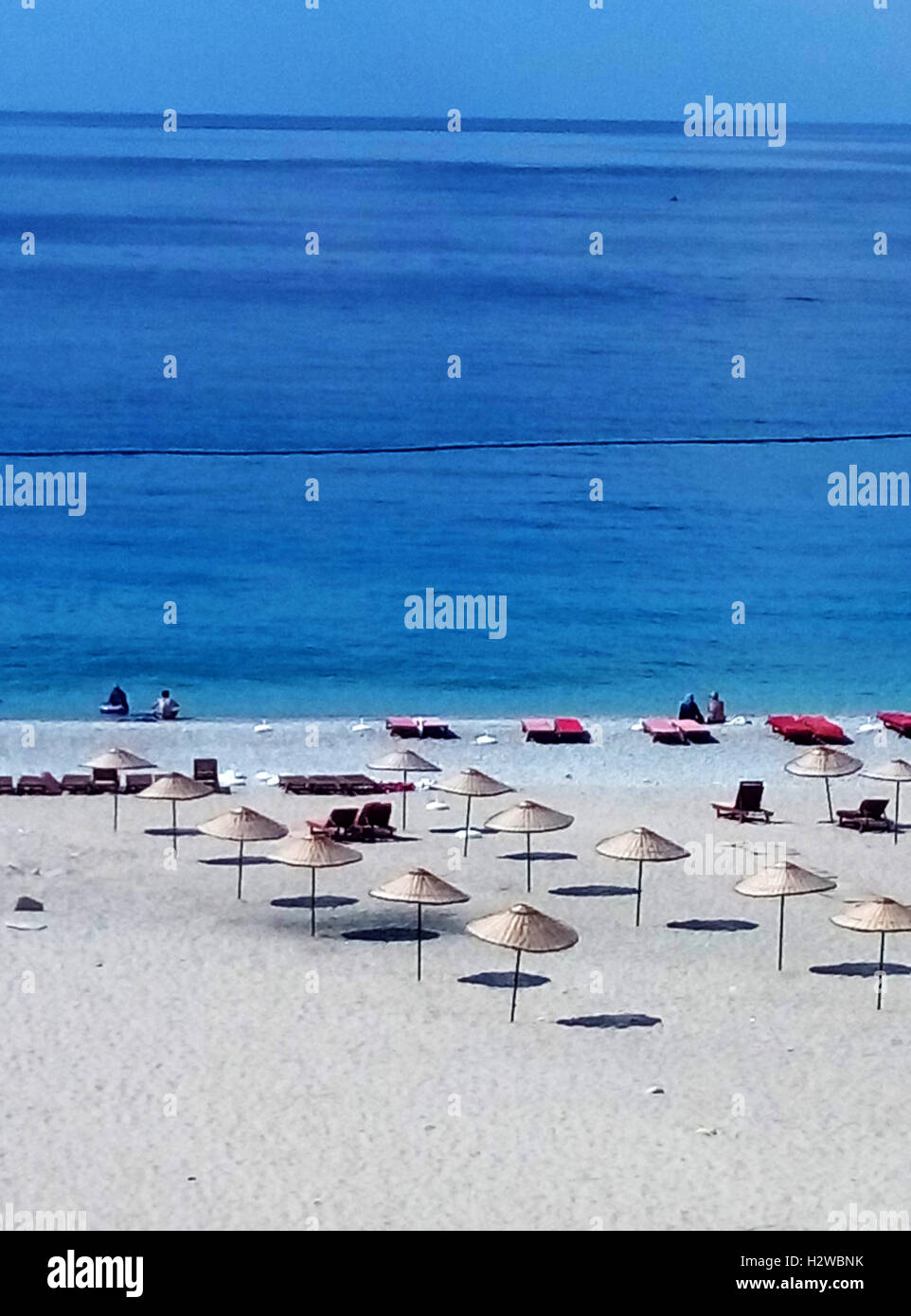 Magic beach in Turkey Stock Photo - Alamy