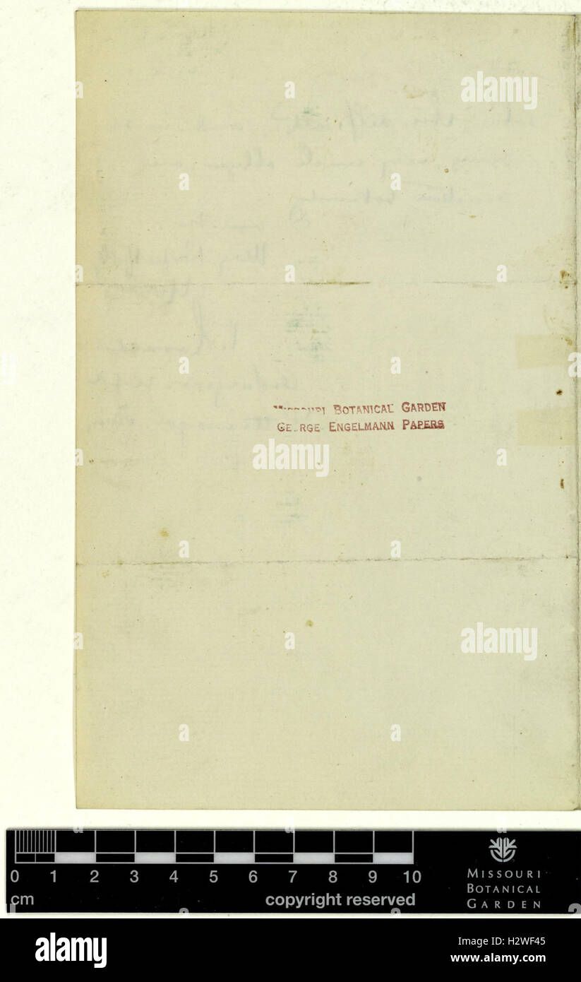 This letter exchange between Valery Havard and George Engelmann, dated ...