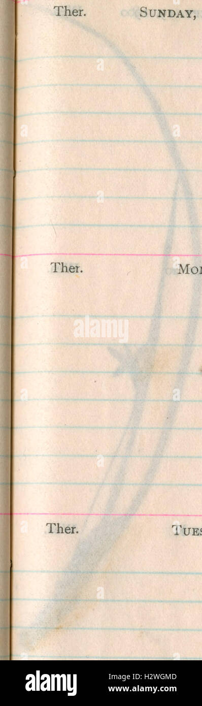 Personal diary from april hi-res stock photography and images - Alamy