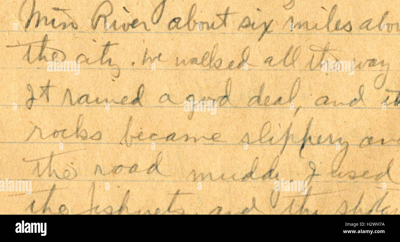 The first volume of a diary documenting events from November 14, 1927 ...