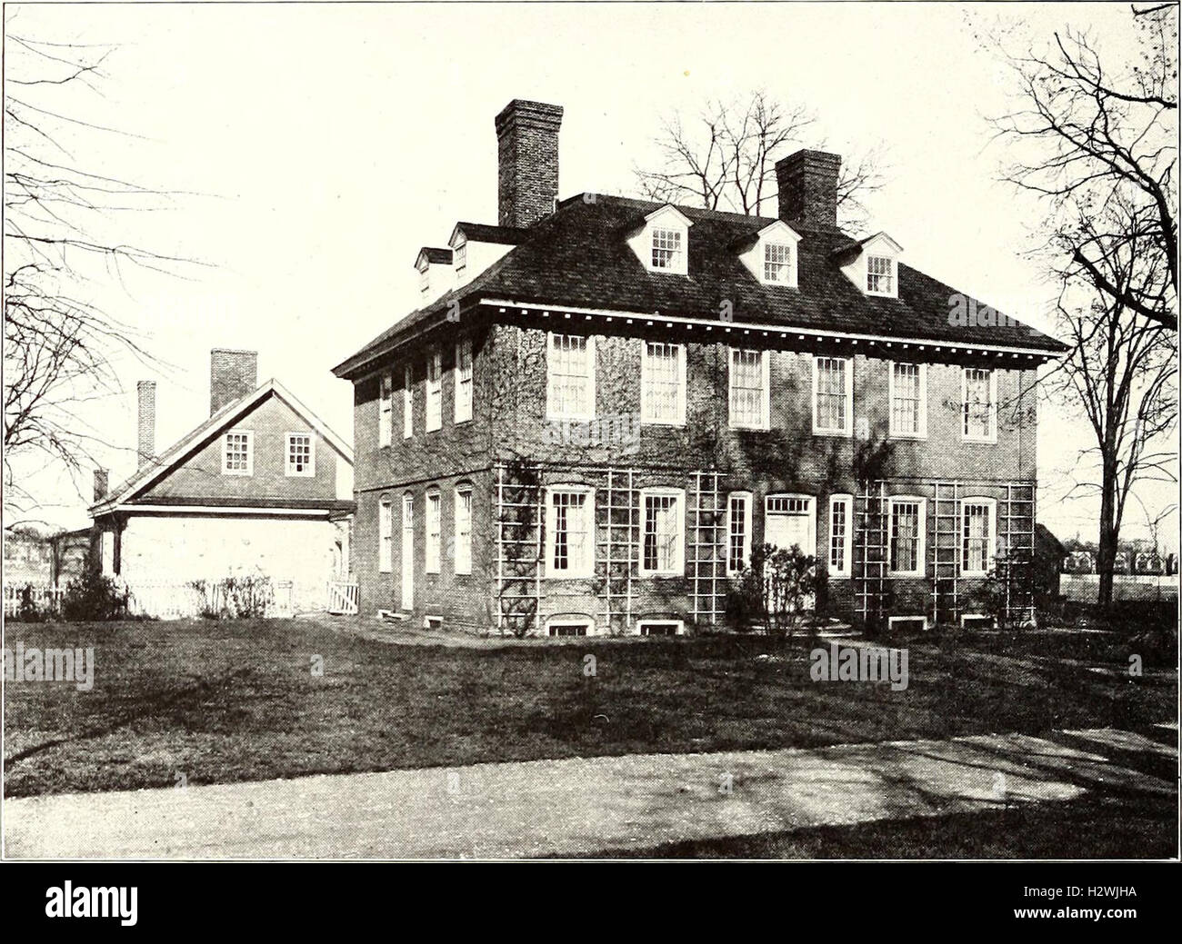 Domestic architecture of the American colonies and of the early ...