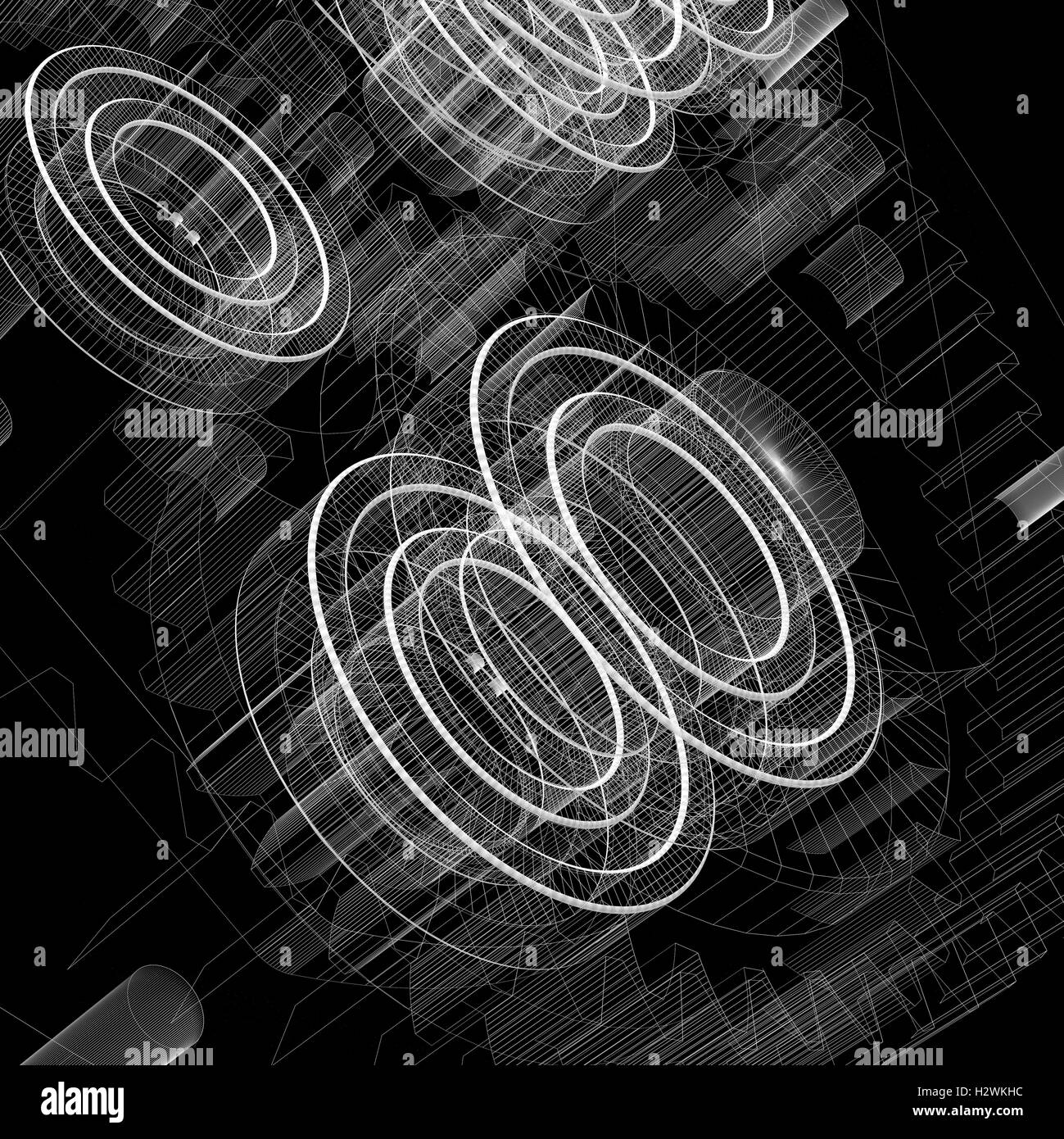 Gears and bearings Stock Photo - Alamy