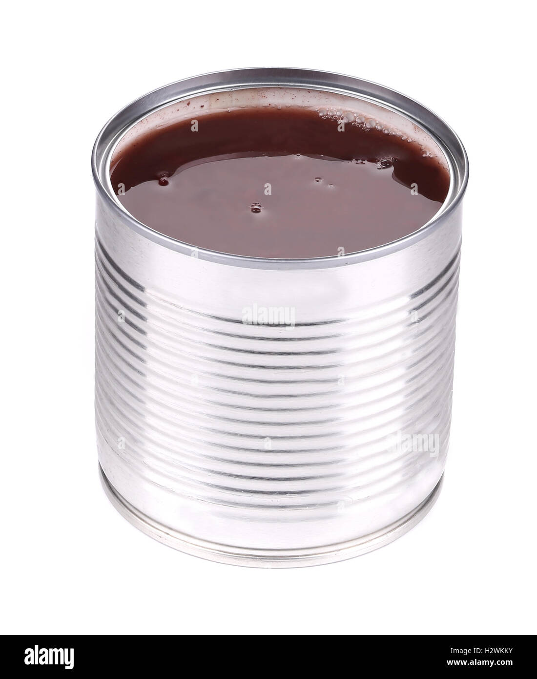 Tin with red bean Stock Photo - Alamy