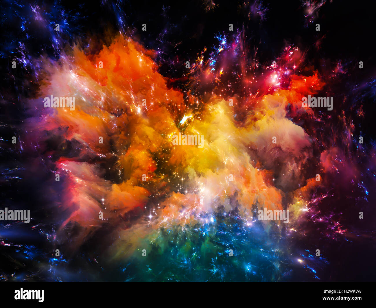Colorful nebula hi-res stock photography and images - Alamy