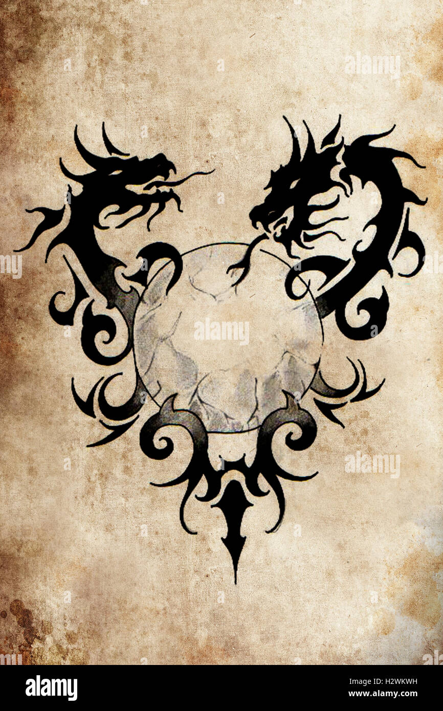 Tribal V Tattoo