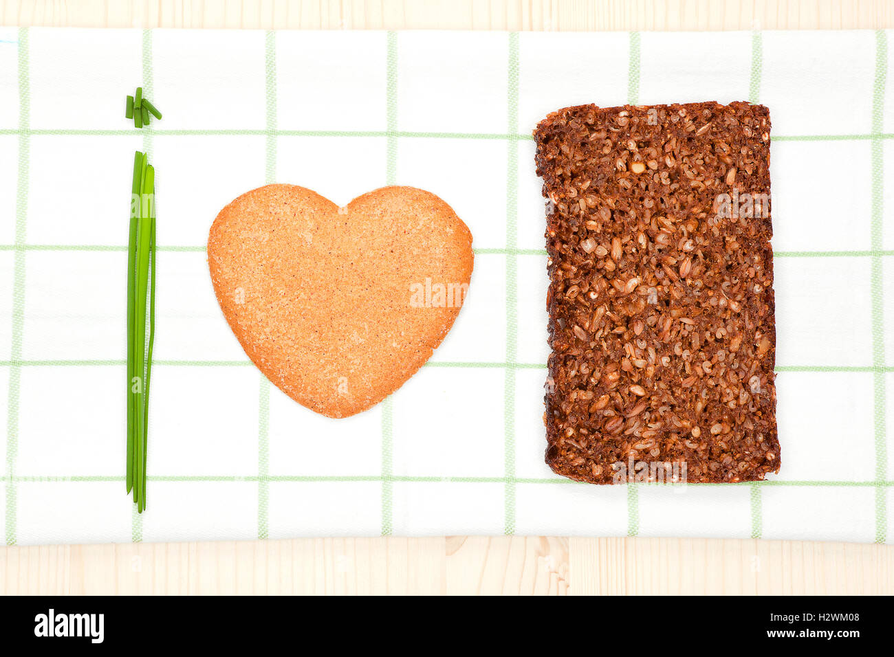 We love healthy food Stock Photo - Alamy